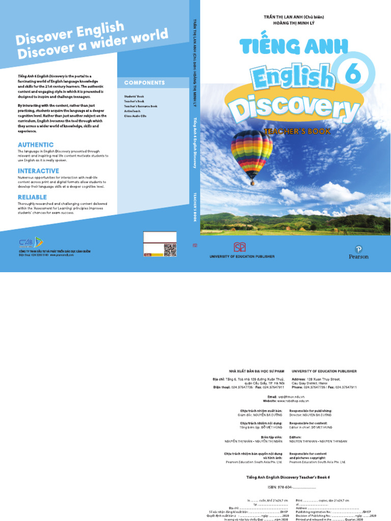 Sách Giáo Viên Tiếng Anh 6 English Discovery | PDF