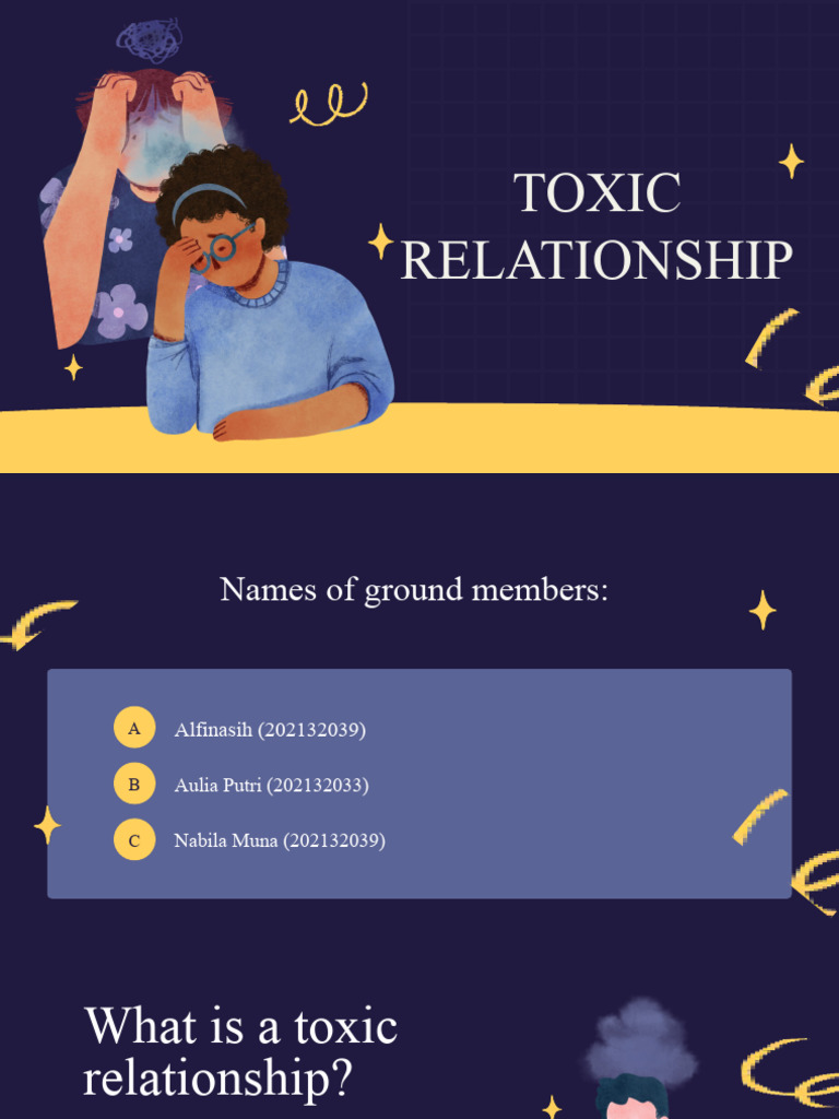Toxic Relationship | PDF | Psychological Abuse | Psychological Resilience