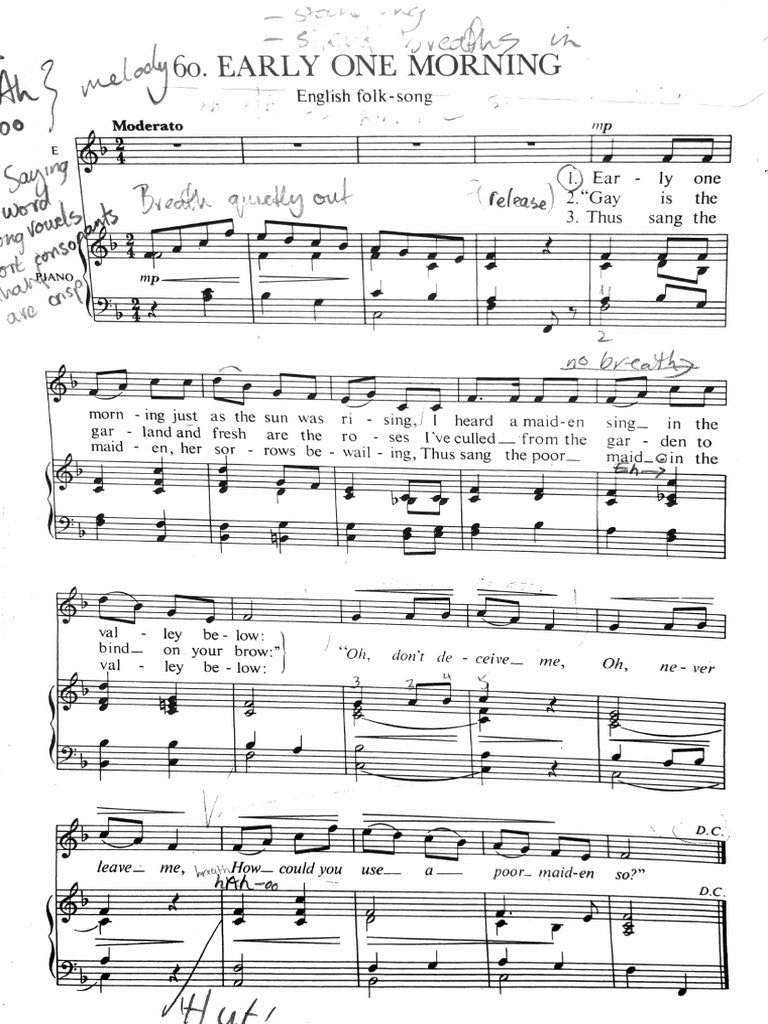 Early One Morning | PDF