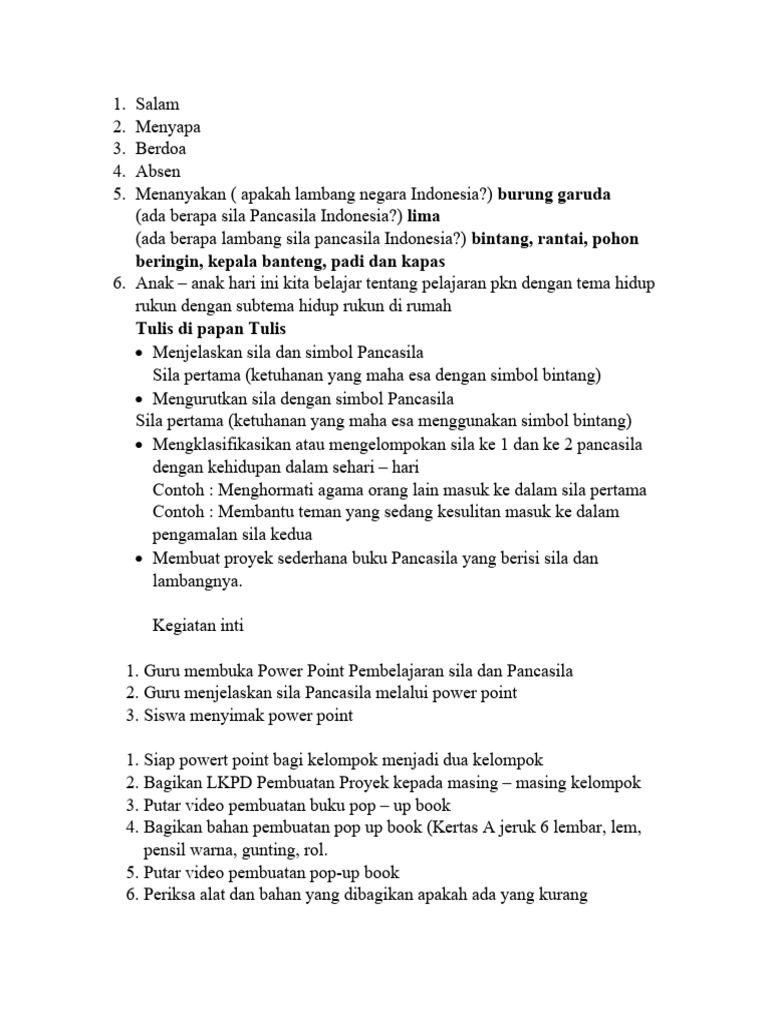 Langkah - Langkah Pembelajaran Pertama | PDF | Seni & Disiplin Bahasa