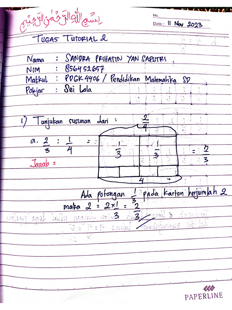 Tugas Tutorial 2 Sandra Prihatin YS | PDF