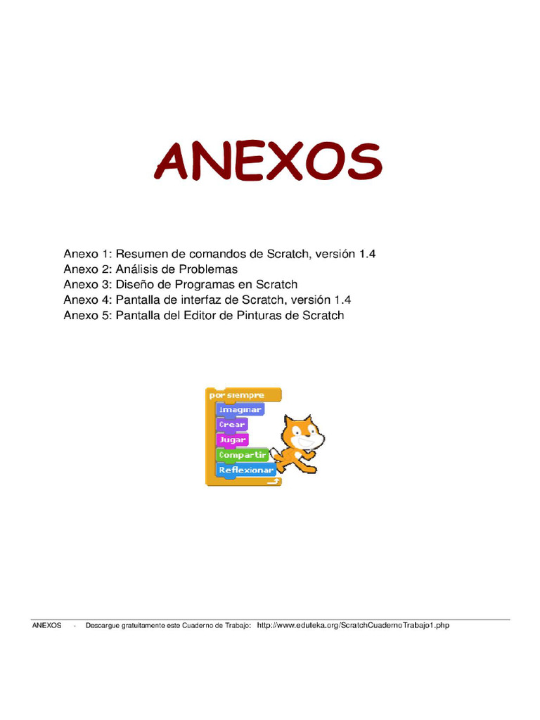 Anexos de Scratch | PDF | Scratch (lenguaje de programación) | Tempo
