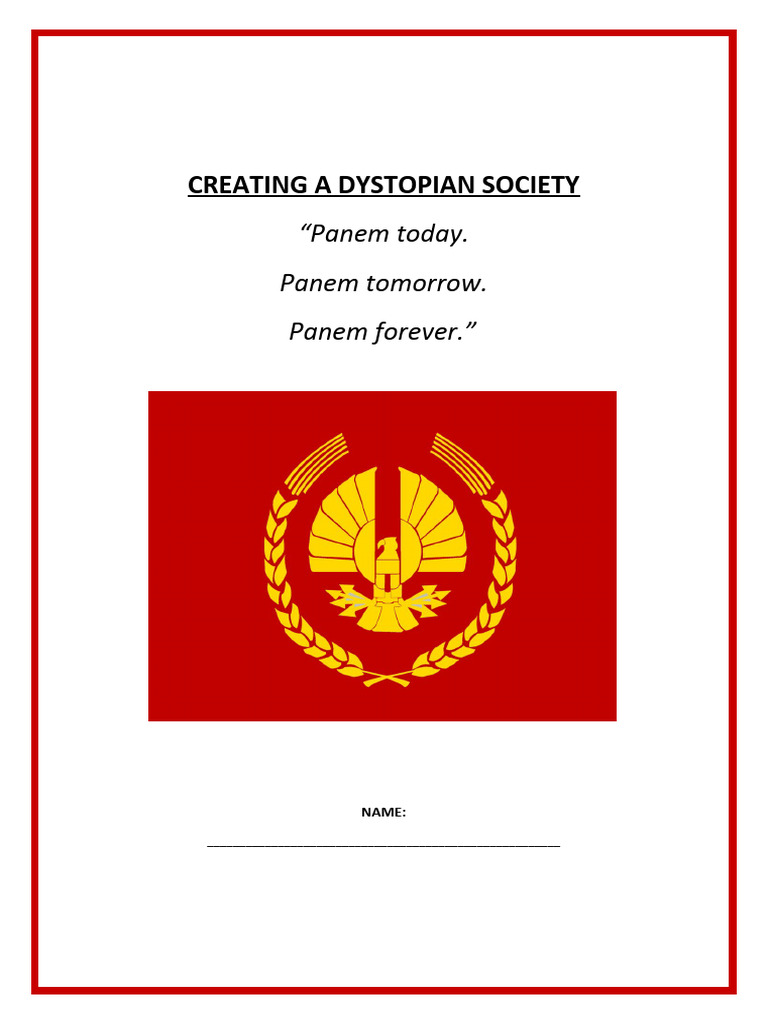 Creating a Dystopian Society Booklet | PDF | Dystopia
