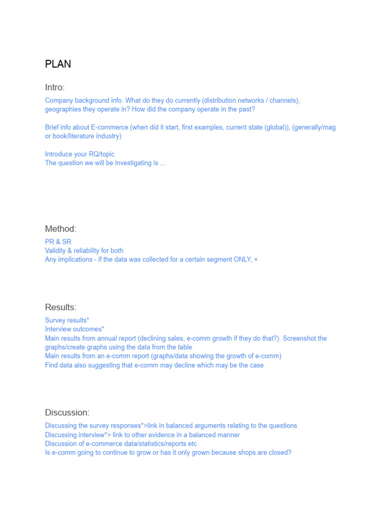 Business IA Plan | PDF | E Commerce | Economies