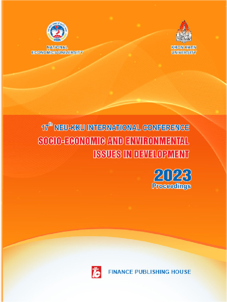 Proceedings Neu-Kku 2023 | PDF | Hanoi | Economies