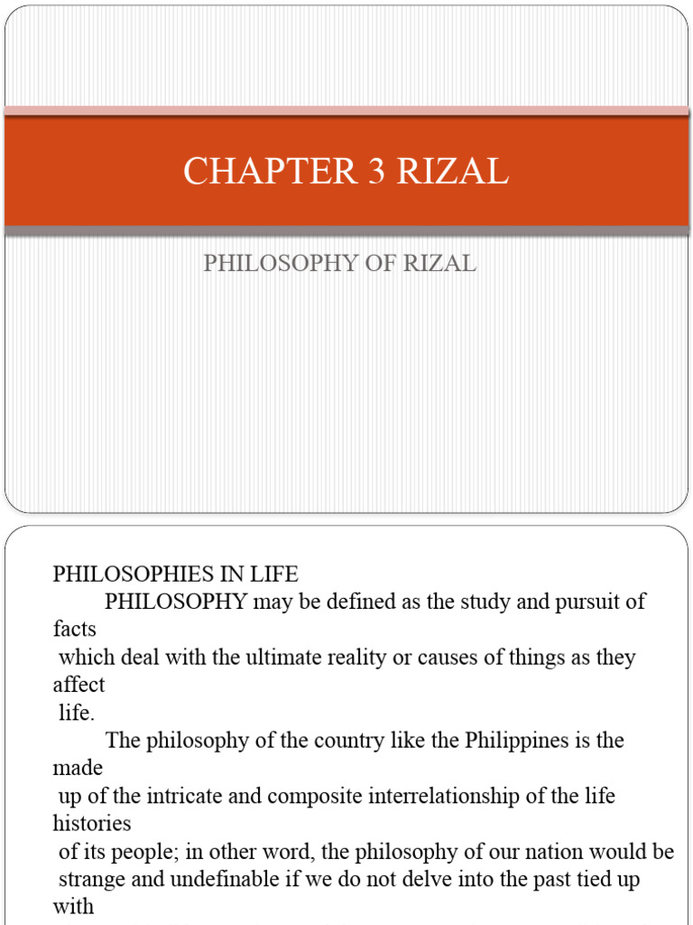 Chapter 3 Rizal Philosophy-2 | PDF | Political Philosophy | Philippines