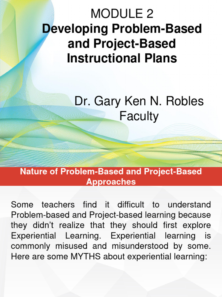 Lecture 2 TTL2 | PDF | Project Based Learning | Learning