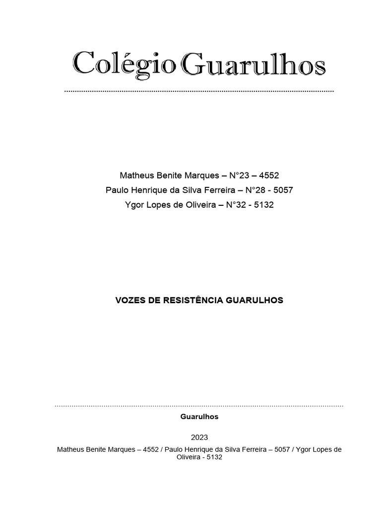Modelo para TCF-FINAL(Trabalho Escrito) | PDF | Violência doméstica | Violência