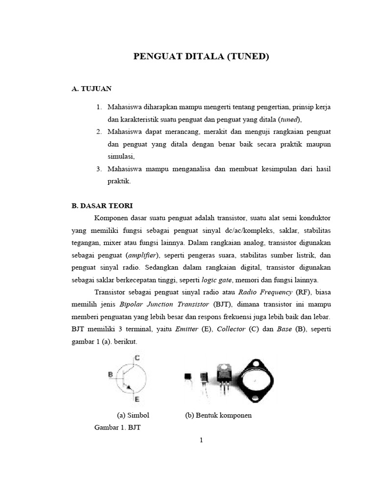 Penguat Ditala | PDF