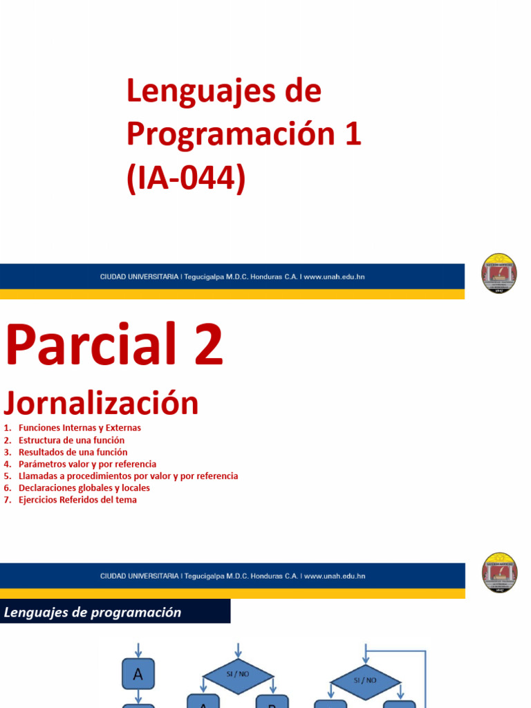 2. Lenguajes de Programación - Funciones | PDF | Lenguaje de ...