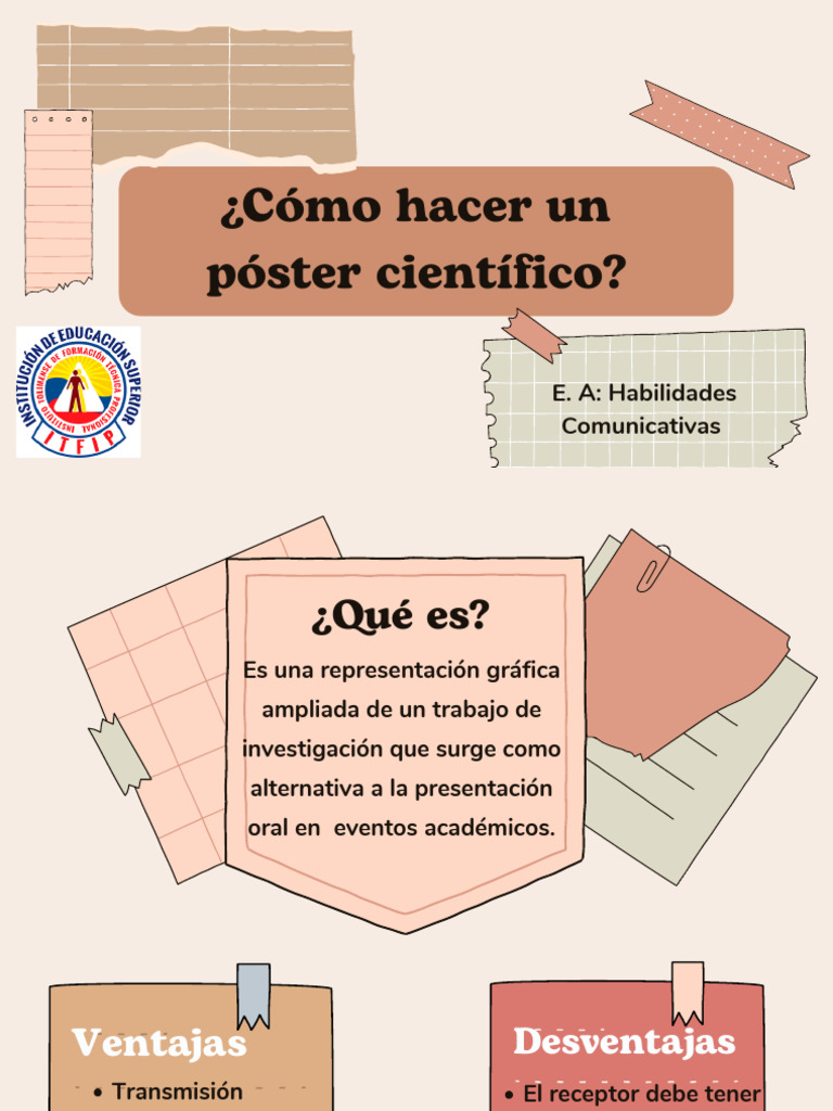 Cómo hacer póster de científico | PDF