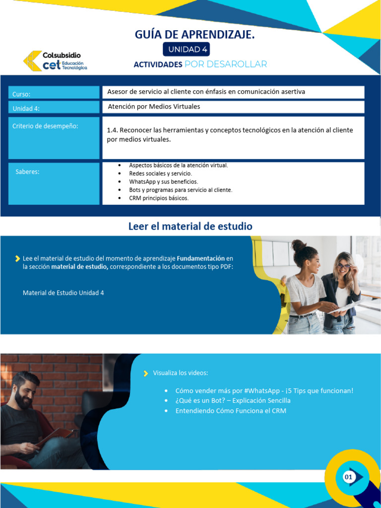 Guía de Aprendizaje Unidad 4 | PDF | Evaluación | Comunicación humana Guía de Aprendizaje Unidad 4 | PDF | Evaluación | Comunicación humana