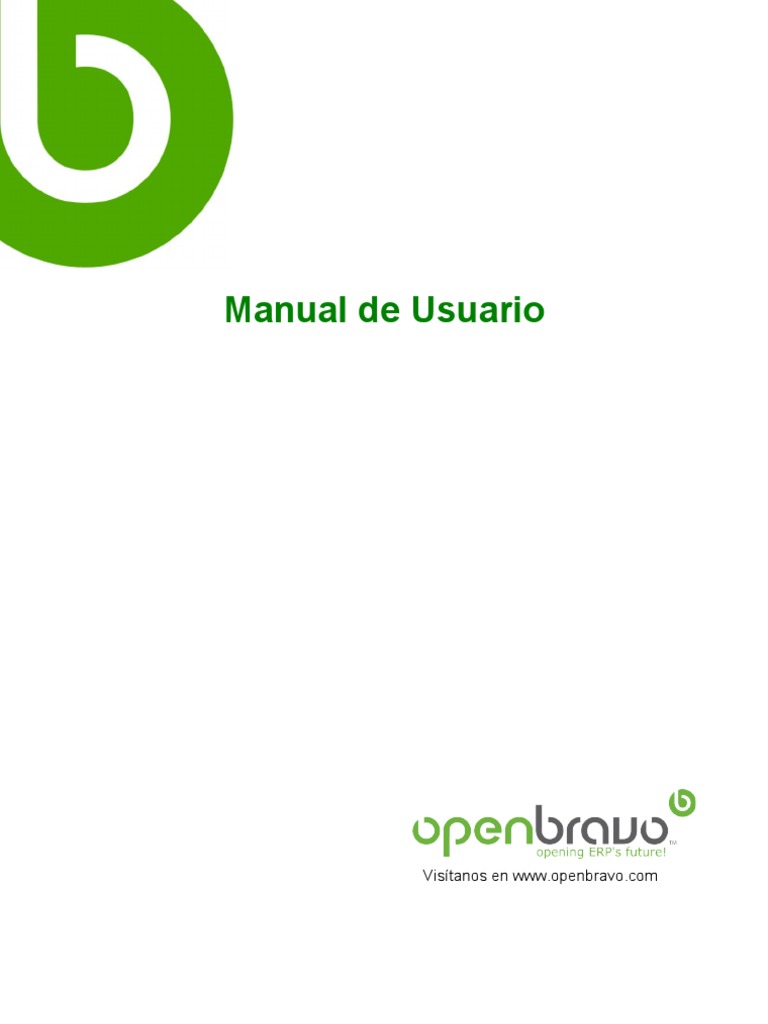 Openbravo V1 | PDF | Planificación de recursos empresariales | Software ...