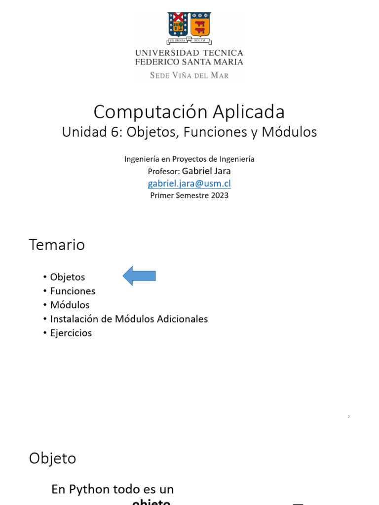 Computación Aplicada Unidad 6 s1 2023 | PDF | Python (lenguaje de programación) | Programa de ...
