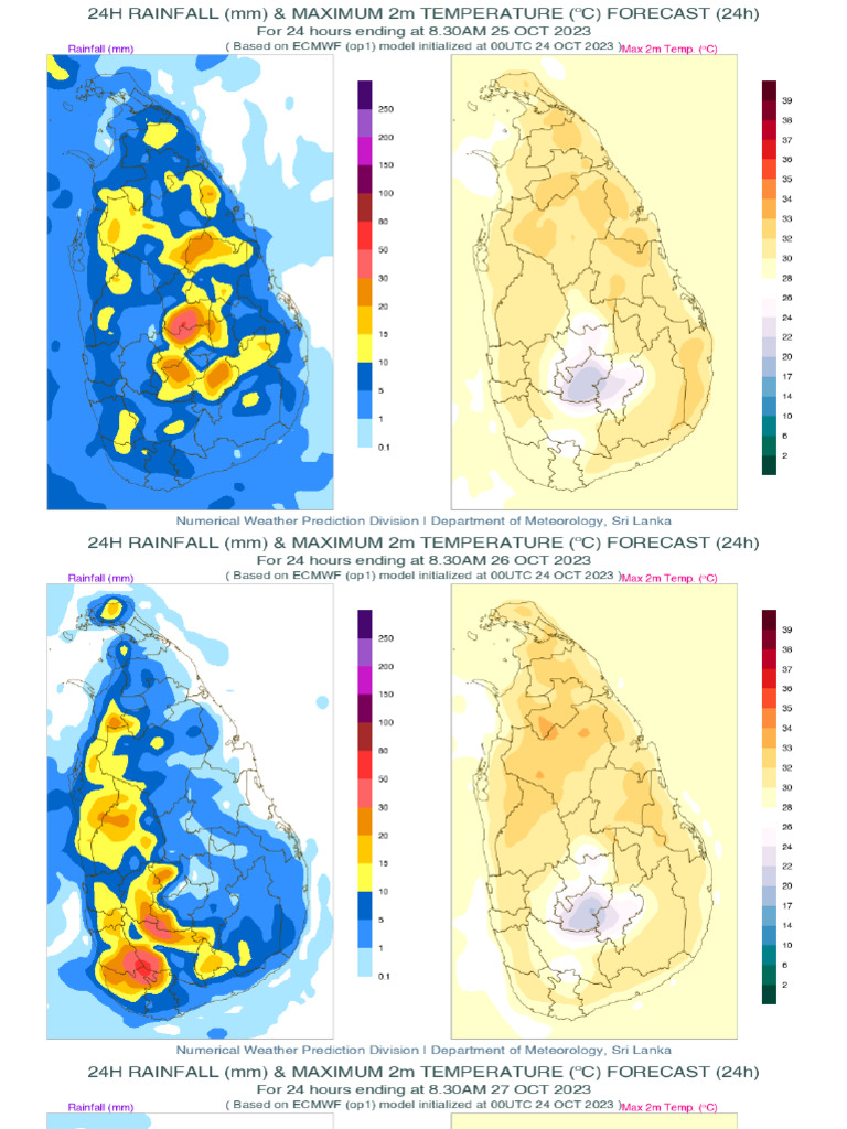 10 Day Rainfall Forecasting 20231025 | PDF
