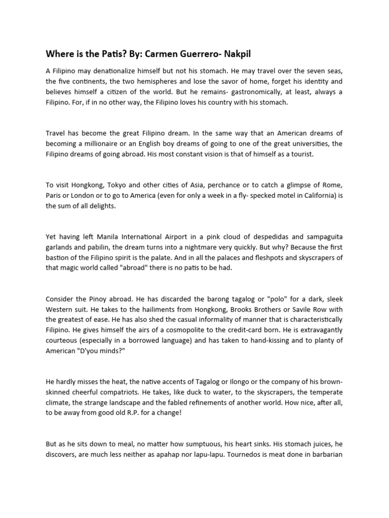 Famous Speeches by Filipino Author | PDF | Art | History