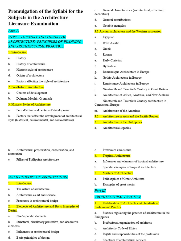 Ale Exam | Download Free PDF | Architect | Building Materials
