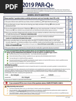 ParQ Plus 2024 PDF | PDF | Asthma | Diseases And Disorders