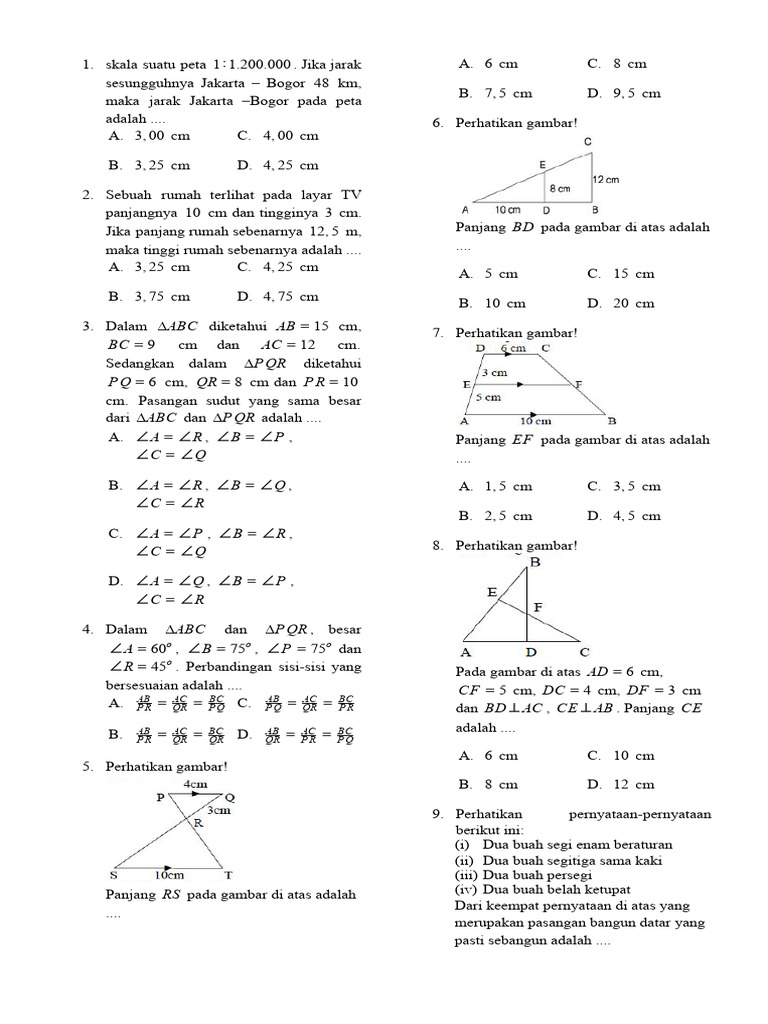 Soal Latihan PTS Kelas 9 2021 | PDF | Metode & Bahan Ajar