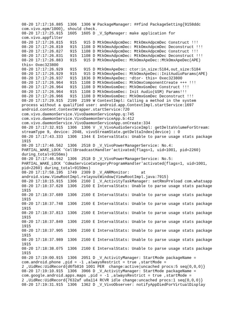 Log | PDF | Operating System Technology | Computer Engineering