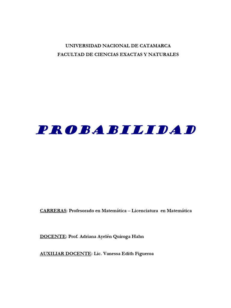 Probabilidad Básica | PDF | Probabilidad | Matemáticas