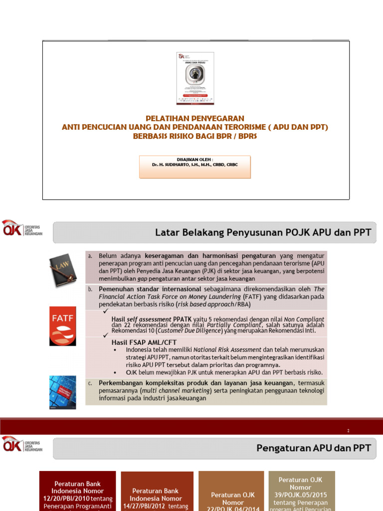 3.penerapan Apu PPT - Berbasis Risiko | PDF | Bisnis | Komputer