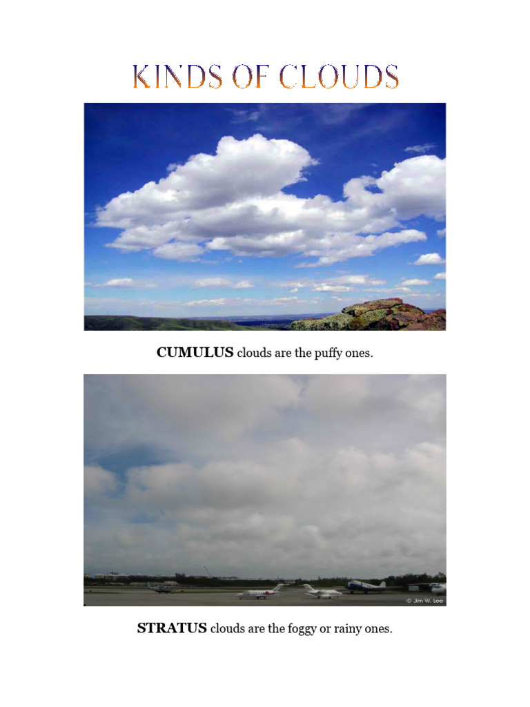 Kinds of Clouds | PDF
