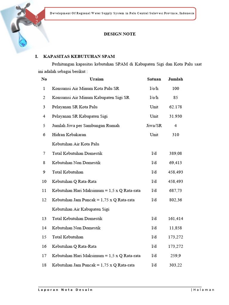 LAPORAN DESIGN NOTE Distribusi | PDF