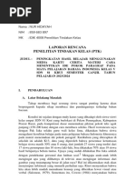 Idik 4008 Tugas 3 (Ketiga) Penelitian Tindakan Kelas | PDF