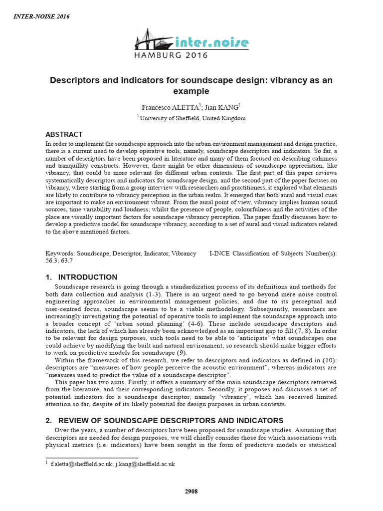 Aletta Kang Descriptors 2016 | PDF | Cluster Analysis | Perception