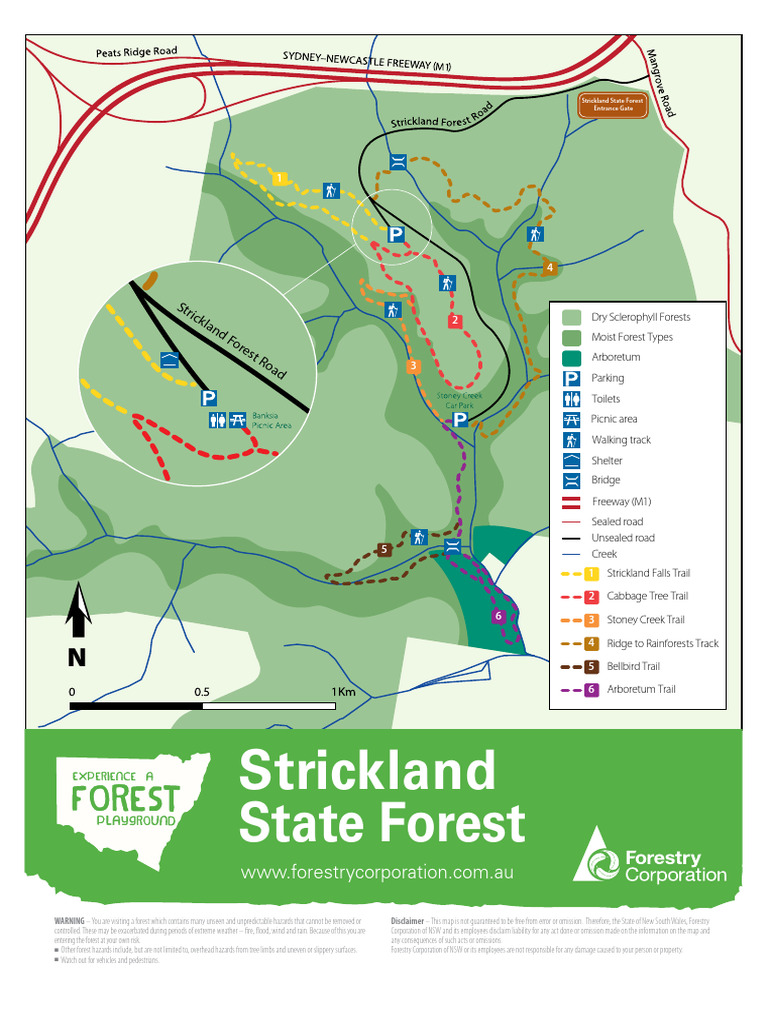 Strickland State Forest Map | PDF | Physical Geography | Natural Hazards