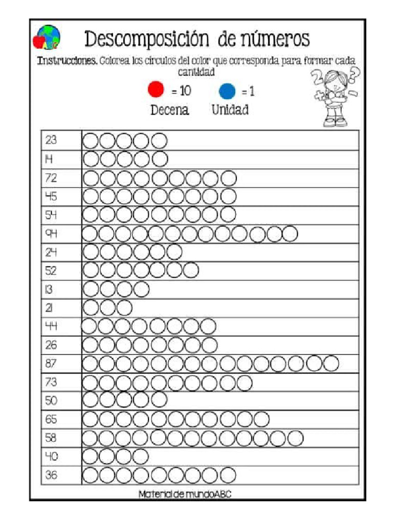 Unidad y Decena | PDF
