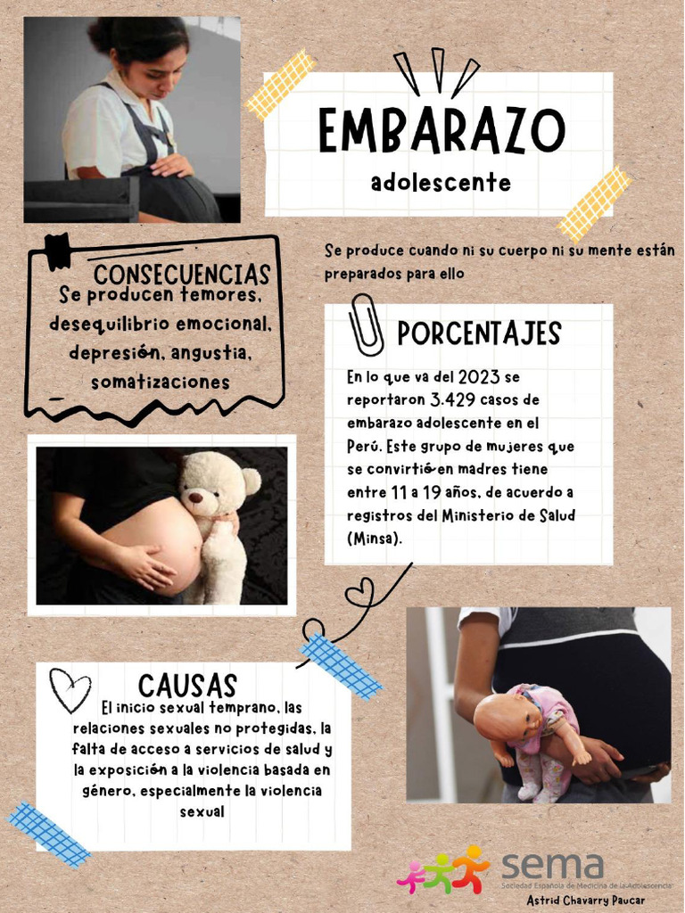 Infografía Embarazo Adolescente | PDF