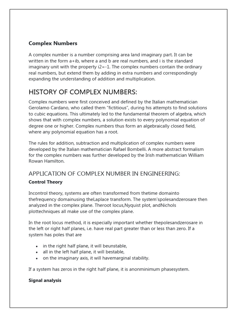 Complex Number 2 | PDF | Complex Number | Quantum Mechanics