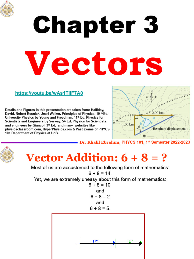 Chapter 3 Vectors Download Free Pdf Euclidean Vector Cartesian Coordinate System