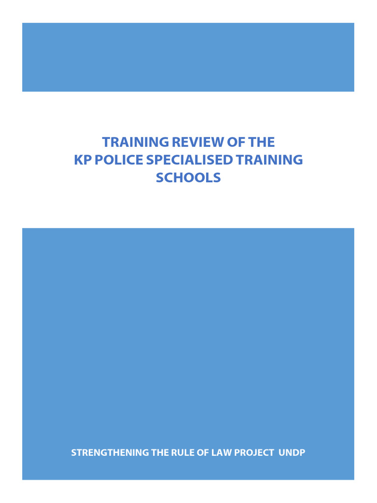 Police Training UNDP | PDF | Bomb Disposal | Police