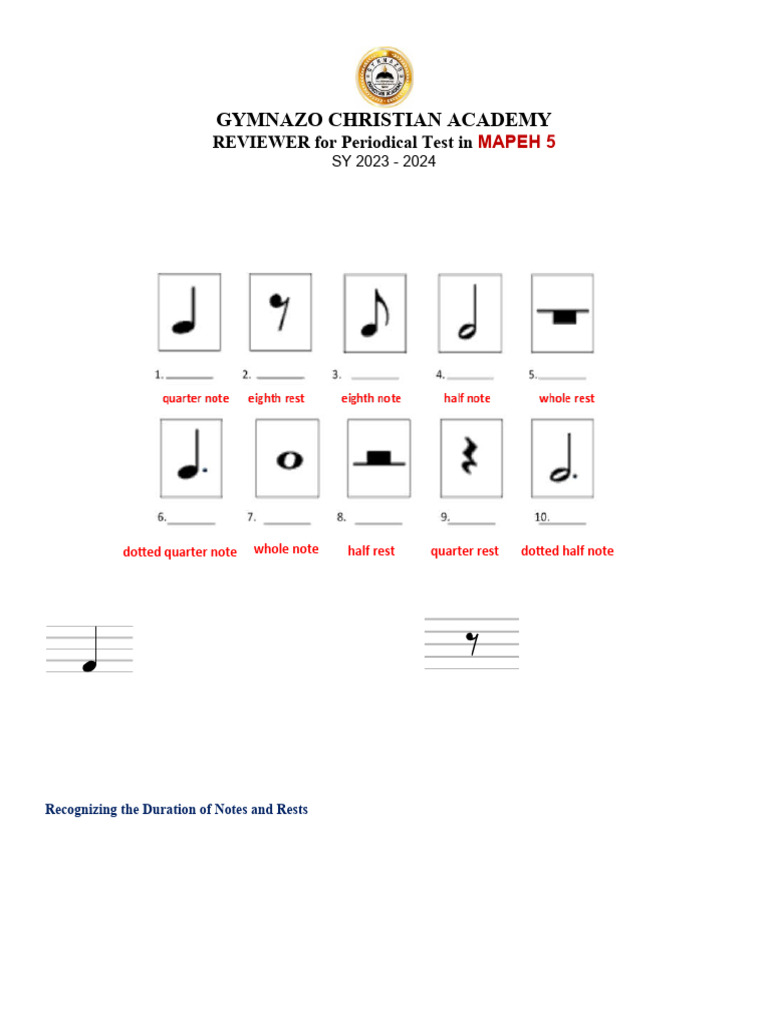 1Q PT Reviewer in Mapeh 5 1 | PDF | Mental Health | Psychology