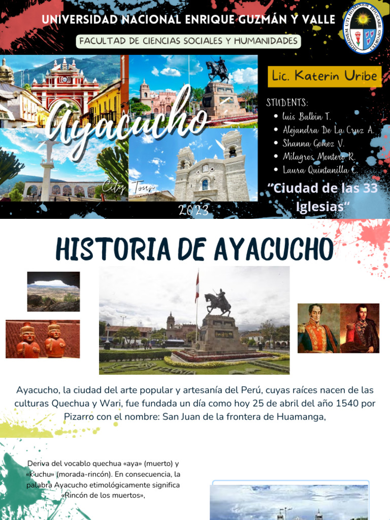Ayacucho | PDF | Alimentos | Cocina de las Americas