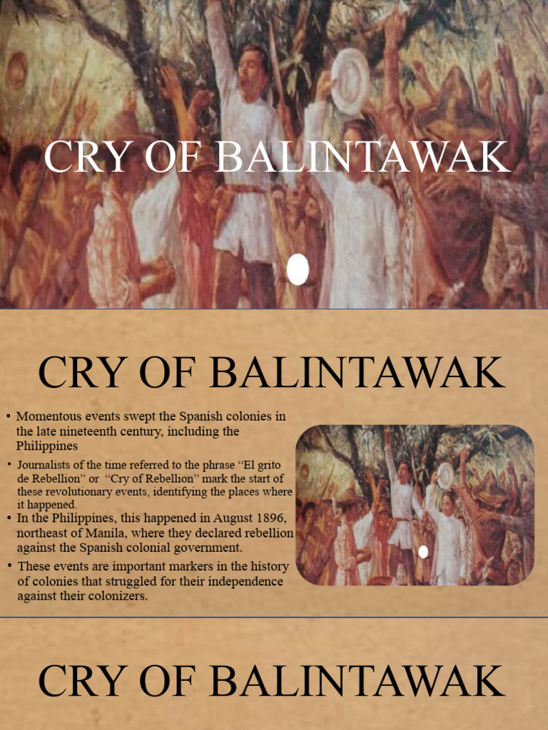Cry of Balintawak. | PDF | Wars Of Independence | Metro Manila