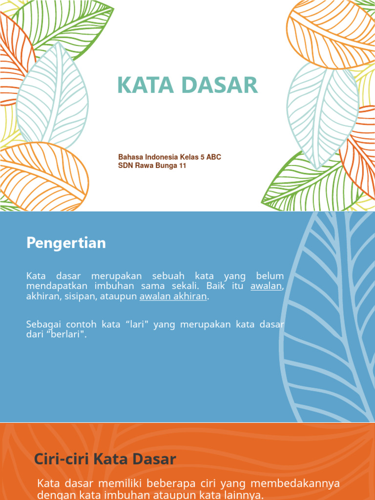 Kata Dasar | PDF
