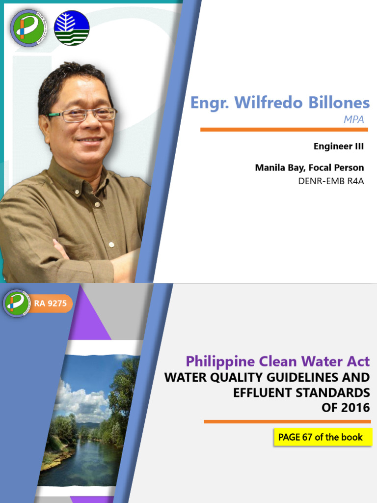Ra8749 - Philippine Clean Water Act | PDF | Water | Water Quality