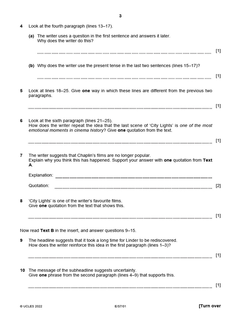 English P1 Questions Removed Organized | PDF | Writing | Human Communication