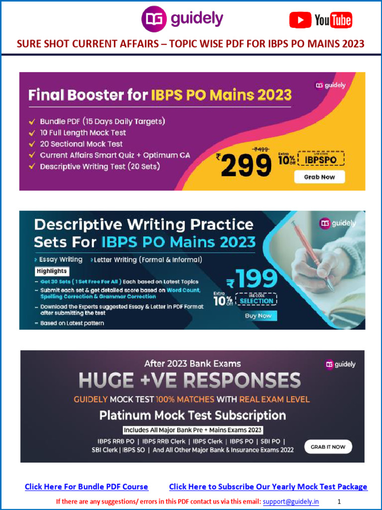 Sure Shot GK Guidely | Download Free PDF | Banking | Service Industries