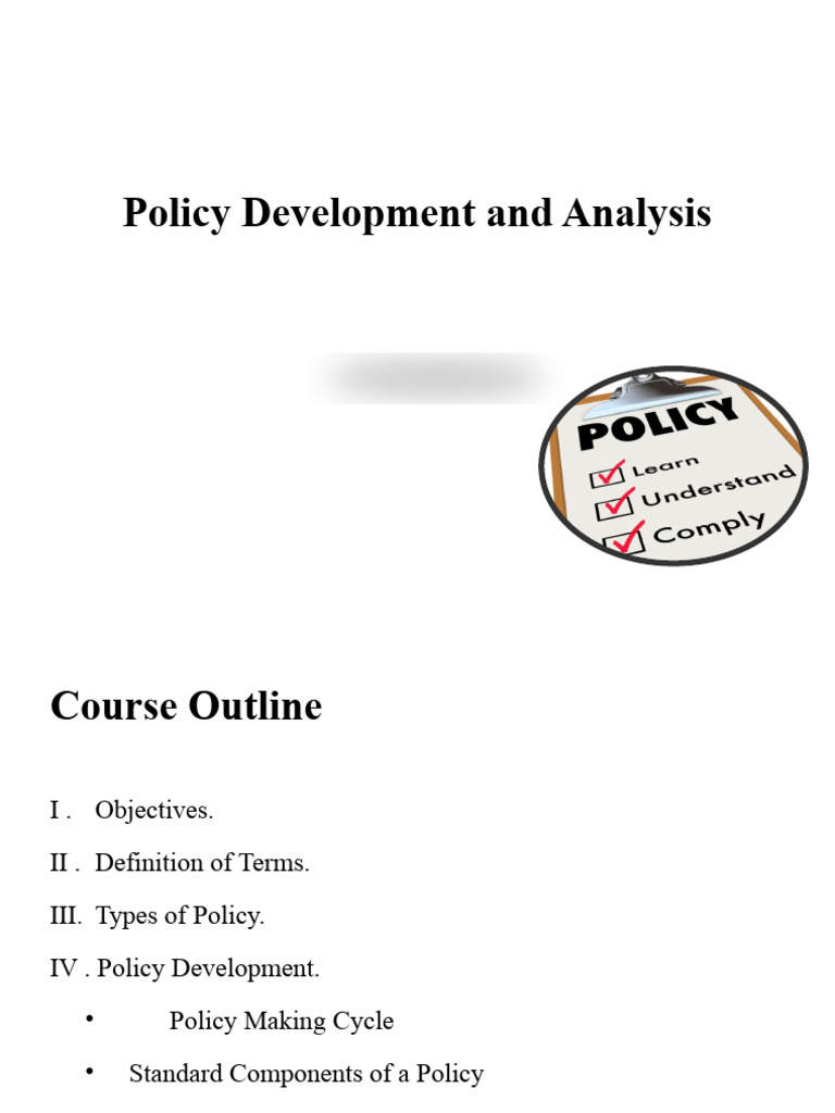 3 Policy Development And Analysis Pdf Policy Policy Analysis