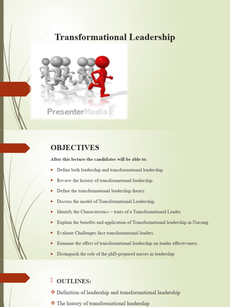 6 - Transformational Leadership | PDF | Leadership | Transformational ...