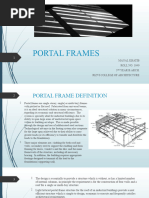 Portal Frames | PDF | Framing (Construction) | Civil Engineering