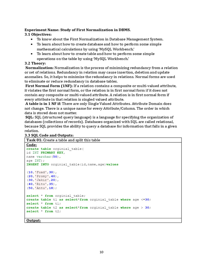 Database Lab3 | Download Free PDF | Databases | Data Management Software