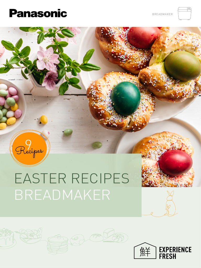 Panasonic Breadmaker Easter Recipe Book 2023 UK | PDF | Breads | Cakes