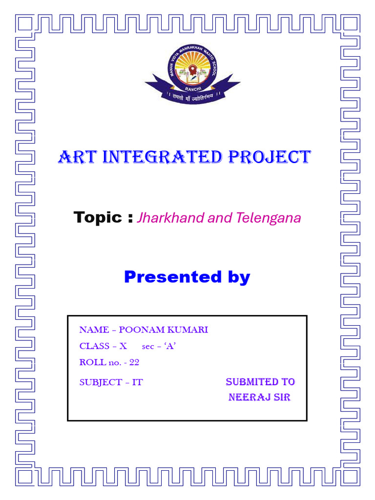 Art Integrated Project Poonam | PDF | South Asia | Asia