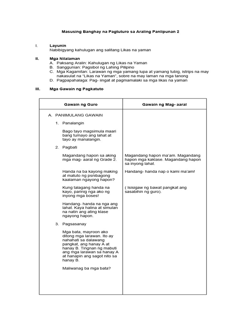 AP Lesson Plan | PDF